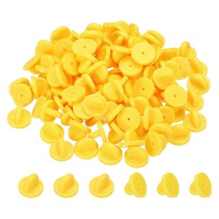 100Pcs Rubber Pin Backs Lapel Pin Backing Brooch Holder - Bed Bath ...