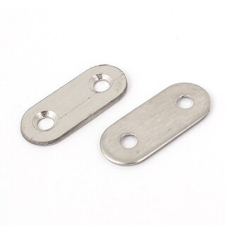2pcs Flat Repair Mending Fixing Plate Brackets Support 37mm Long ...