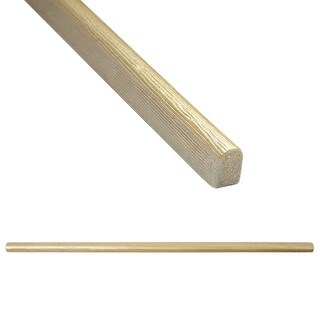 Oak Textured Metal Pencil Tile Gold 3/8"x12" ( Set of 5) - Bed Bath ...