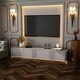 70.9" Chic Spectrum Entertainment Center TV Stand with Mood Lighting ...