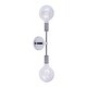 Forte Lighting 7117-02 Baton 2 Light Wall Sconce - Bed Bath & Beyond ...