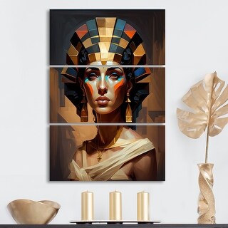Designart "Portrait Of Egyptian Goddess II" Woman Fashion Canvas Art ...