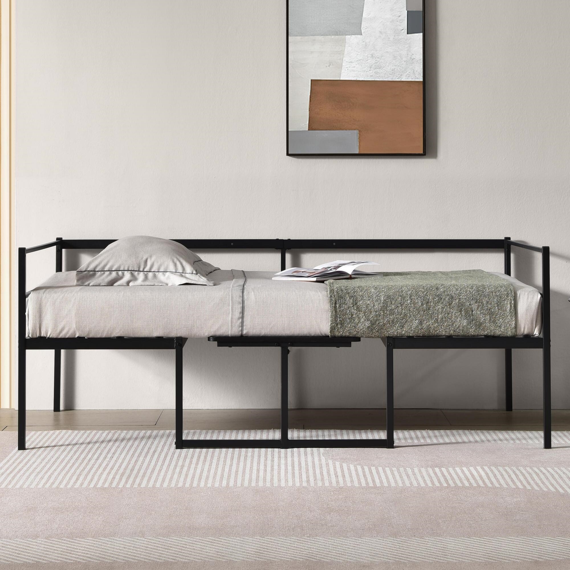 Twin Daybed With Built in Desk Can Be Raised and Lowered Bed Bath Beyond 36917885