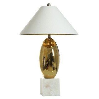 StyleCraft Dann Foley Lifestyle - Ceramic Table Lamp - Golden Orb ...