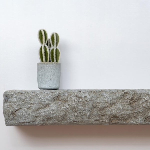 cement floating shelf