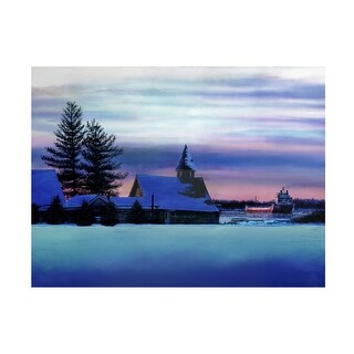 John Morrow 'Twilights Last Gleaminhg' Canvas Art - Bed Bath & Beyond ...