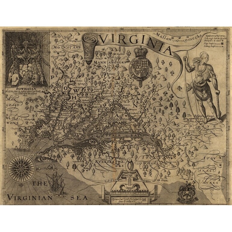 Captain John Smith Map