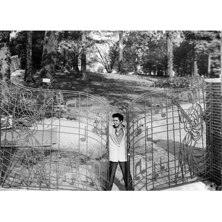Elvis Presley by the gates of Graceland Photo Print - Bed Bath & Beyond ...