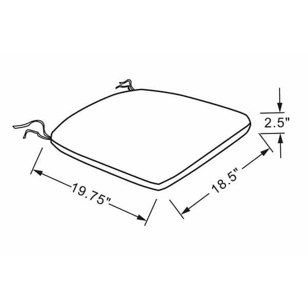 Neutral Medallion Seat Pad - Bed Bath & Beyond - 37682187