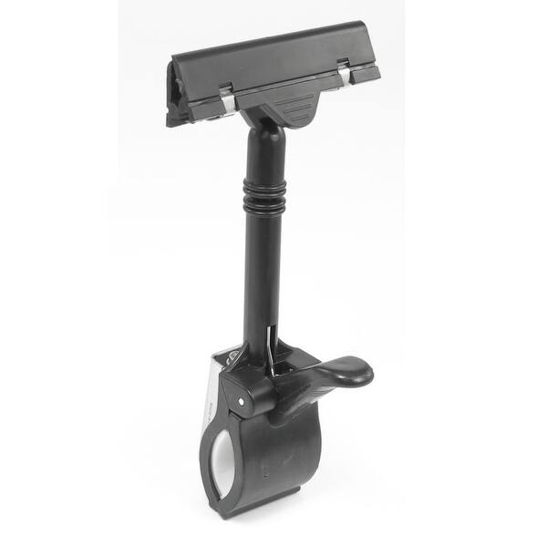 Unique Bargains Black Plastic Rotatable Jointed Dual Clamps Pop Thumb ...