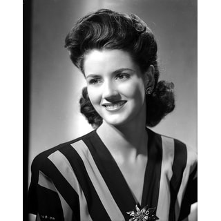 Virginia Belmont Posed in Striped Top Photo Print - Bed Bath & Beyond ...