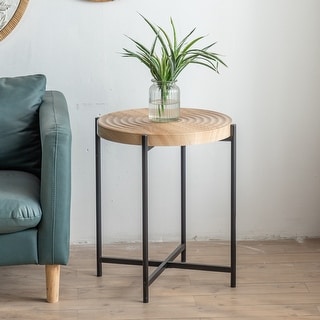 Modern Thread Design Round Coffee Table - Bed Bath & Beyond - 37398604