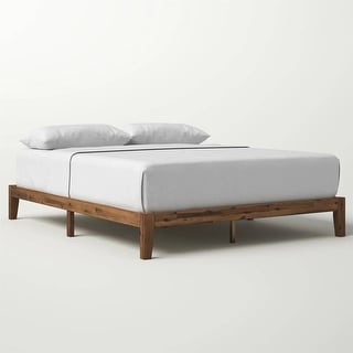 Simple Modern Solid Wood Platform Bed Frame - 700 lb. Weight Capacity ...