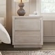 Bedside Table Wood 2 Handle-free Drawer End Table with Metal Runners ...