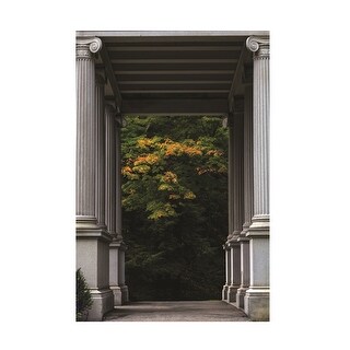 Kurt Shaffer Photographs 'Column Autumn' Canvas Art - Bed Bath & Beyond ...
