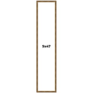 9x47 Frame Gold Solid Wood Picture Frame - Complete Modern Photo Frame ...