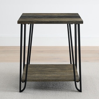 Steve Silver Harper Side Table with Sintered Stone Inlay - Bed Bath ...