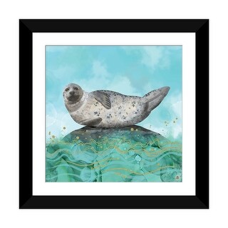 iCanvas "Cute Alaskan Iliamna Seal In Banana Pose" by Andreea Dumez ...
