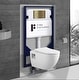 Fine Fixtures Surge Wall Hung Toilet with Universal In-Wall Tank ...