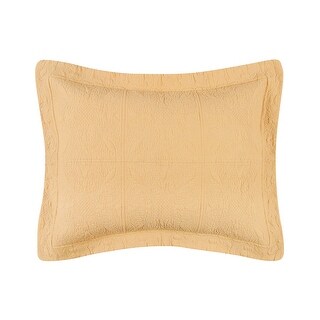 20" x 26" Cornsilk Matelasse Standard Sham - Bed Bath & Beyond - 38277985