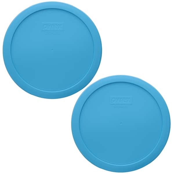 6/7-Cup Bright Blue Replacement Lids (2-Pack), BPA-Free, Dishwasher ...