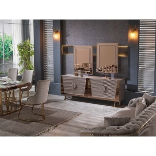 Lucas Modern Buffet With Mirror For Dining Room - Bed Bath & Beyond ...