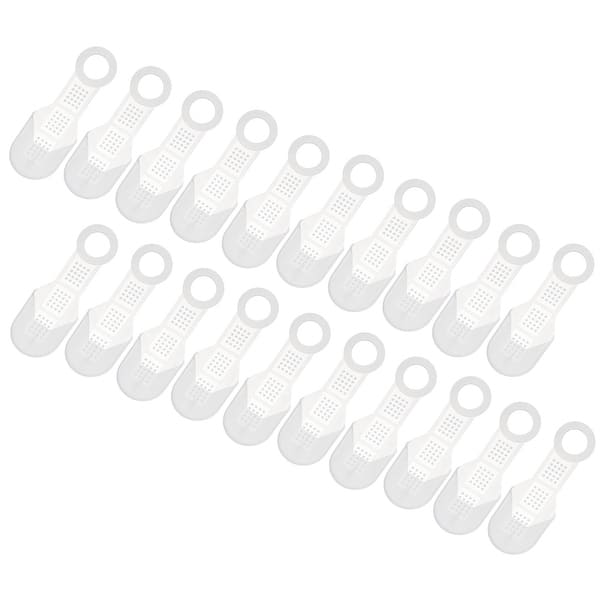 20Pcs Non-Slip Silicone Hanger Grips Clothes Hanger Strips, Clear 3.94 ...