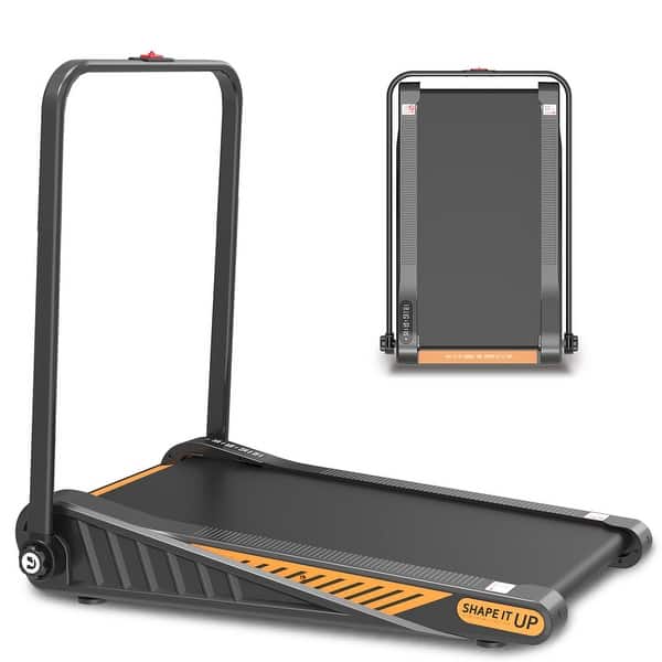 Black Treadmills for Home Foldable Treadmill with Remote Control - Bed ...