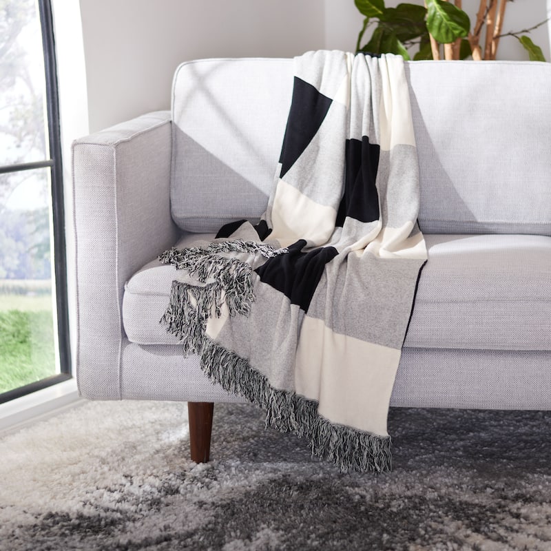 SAFAVIEH Buruma Cotton 50 x 60-inch Accent Throw Blanket - On Sale ...