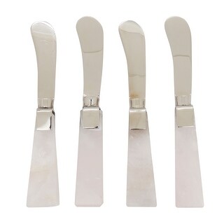 Cocktail Knives With Rose Quartz Design (Set of 4) - Bed Bath & Beyond ...