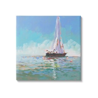Stupell Quiet Sailing Painting Canvas Wall Art Design by Jane Slivka ...