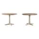 Ronda Round Two-Tone Dining Table - Bed Bath & Beyond - 40268775