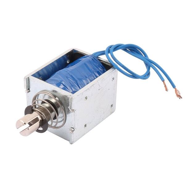 Unique Bargains DC 12V JF-1250B Pull Push Type Opening Frame Solenoid ...