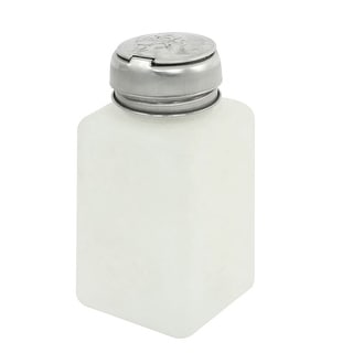 200ml Lab Industry Liquid Alcohol Bottle Container w Pump Cap - White ...