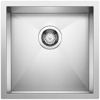 Blanco Precision Single Basin Stainless Steel Bar Sink 17" x 17" - Bed ...