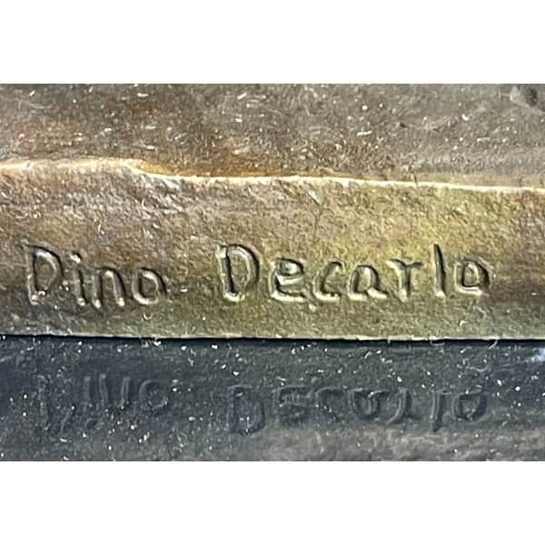 Signed Original Theseus Slaying The Minotaur Bronze Greek Mythical Art ...