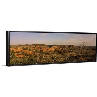 "Caprock Canyon State Park TX" Black Float Frame Canvas Art - Bed Bath ...
