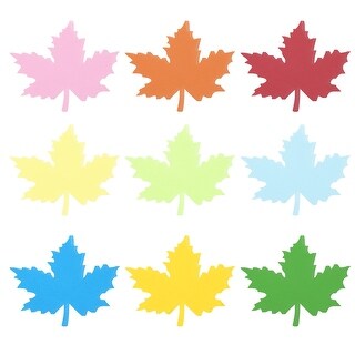 Maple Leaf Cutouts, Paper Leaves, Colorful Leaf Cutout - Multicolor ...