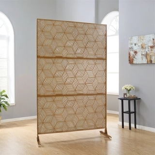Outdoor & Indoor Privacy Screen Metal Privacy Screen 76" H×48" W - Bed ...