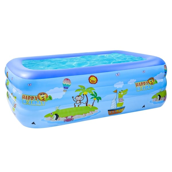 Family Inflatable Swimming Pool Three layer Printing - Bed Bath ...