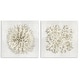 Stupell Distinct Natural Coral Wall Plaque Art Design By Caroline Kelly ...
