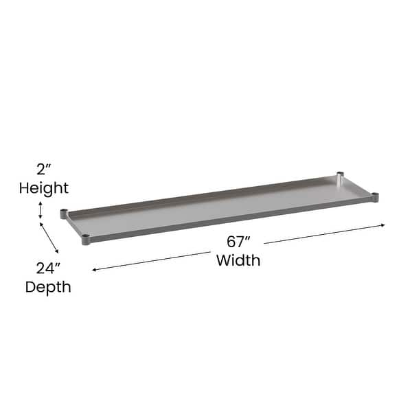 Stainless Steel Worktable Shelf - Bed Bath & Beyond - 37062844