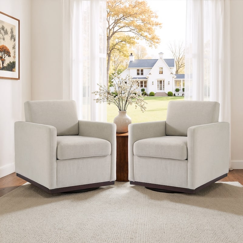 Beige Scandinavian Accent Chairs - Overstock