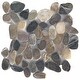 Rivera Natural Stone Sliced Pebble Mosaic Tile - Bed Bath & Beyond ...