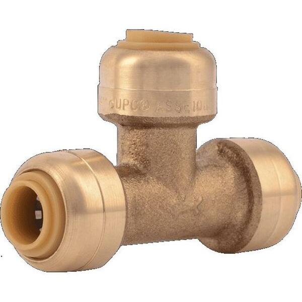 SharkBite 1/4", 3/8" OD Tee Valve - Brass - Bed Bath & Beyond - 40164461