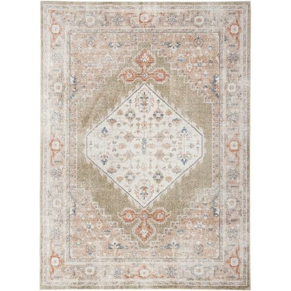 Nourison Astra Machine Washable Distressed Area Rug - Bed Bath & Beyond ...