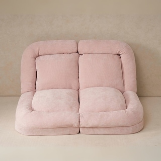 Convertible Fold-Out Double Sofa Bed Pink - Bed Bath & Beyond - 43586282