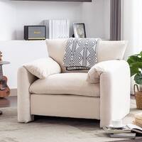 Modern Oversized Armchair Single Sofa Lounge Chair（35"D x38.6"W x 31.9 ...