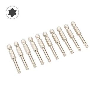 Jetech 50mm T25 Magnetic Torx Bits, 10PCS - Bed Bath & Beyond - 39678236