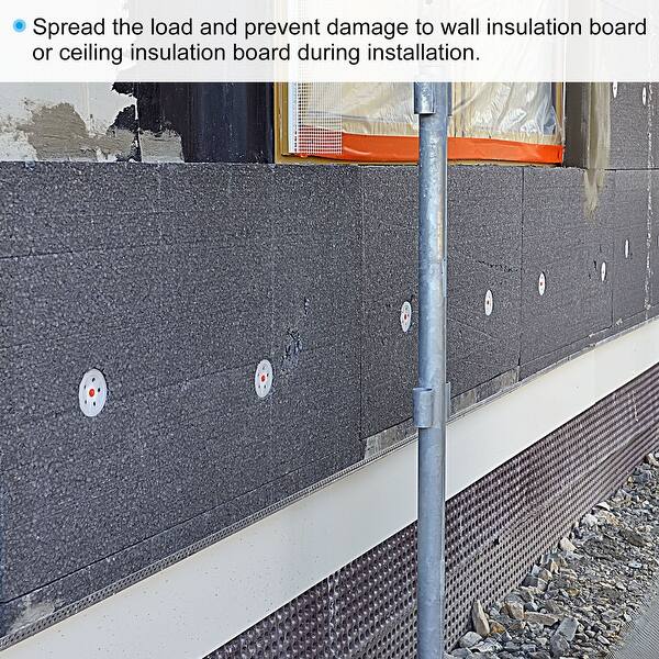 400pcs 46mm Polypropylene Washers Load Spreading Flat Plastic Washers ...